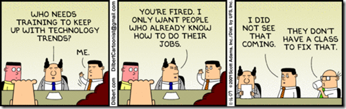 Dilbert Warns Me About Work Literacy